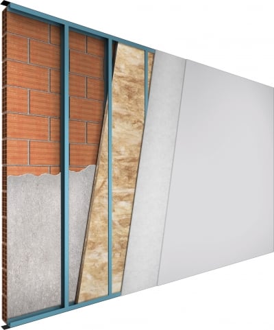 Controparete CP.S 75/50 LA 34 STD | Isover Italia