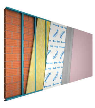 Controparete Gyproc GX3 CP.S 119/100 L GX | Isover Italia